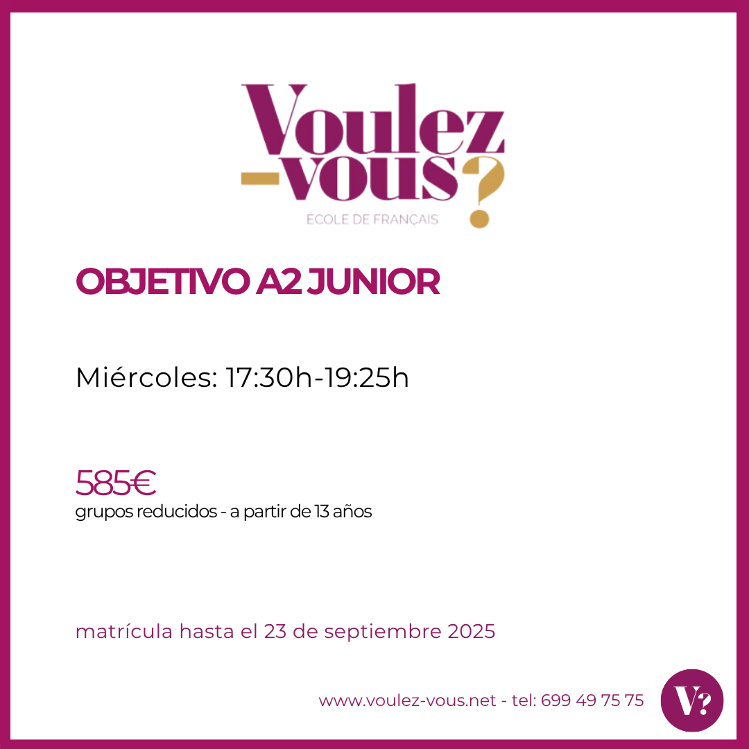 Objetivo A2 Junior Voulez Vous Preparate Al Delf A2 En Un Año